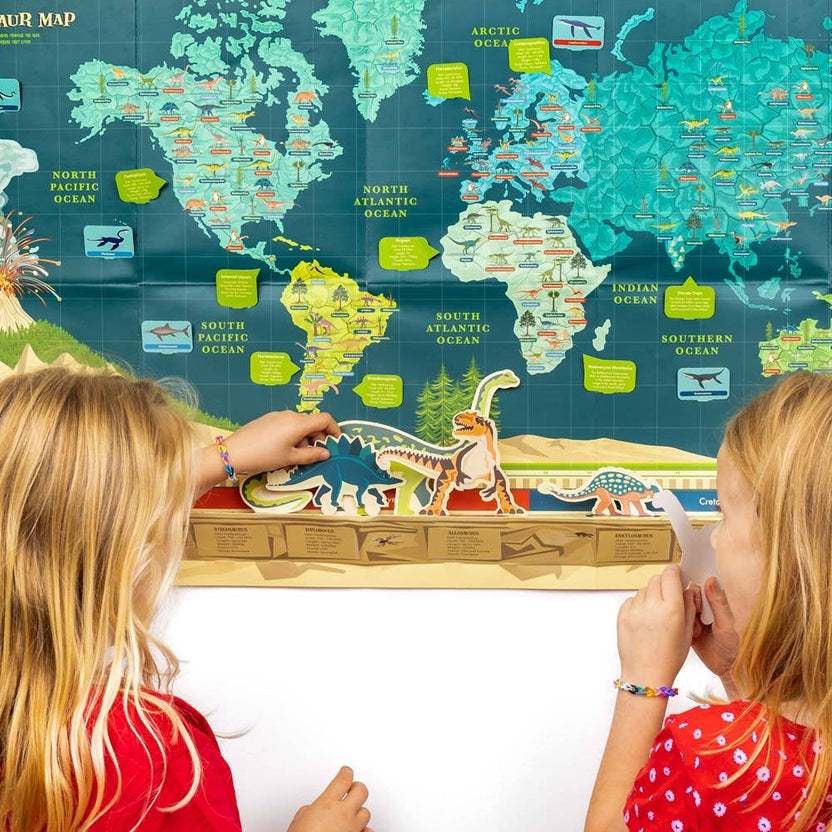 Create Your Own Dinosaur Timeline & World Map – The Sensory Site For ...